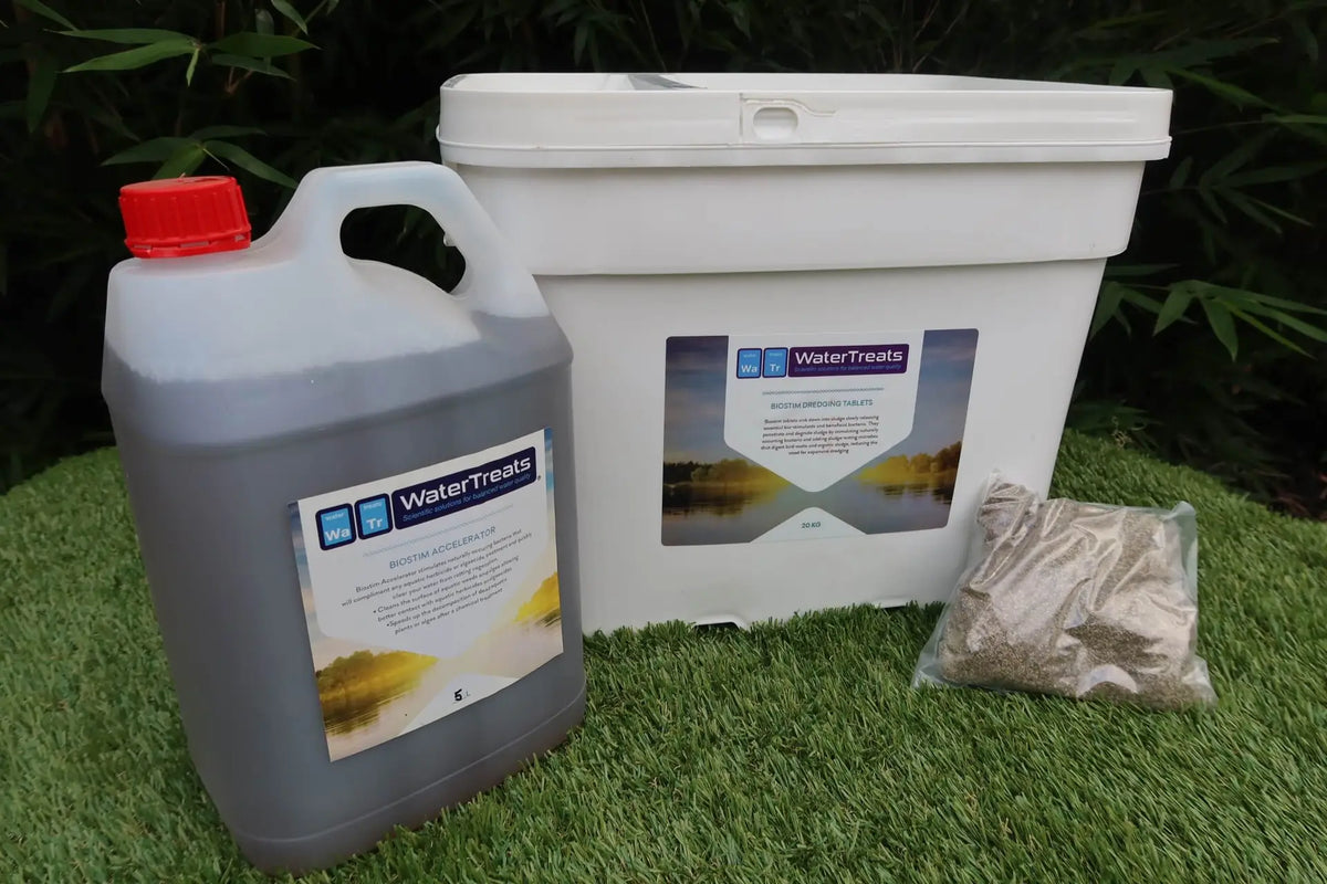 Natural Dam Kickstarter Bundle (Small)—20kg Biostim Tablets, 5L Biosti ...