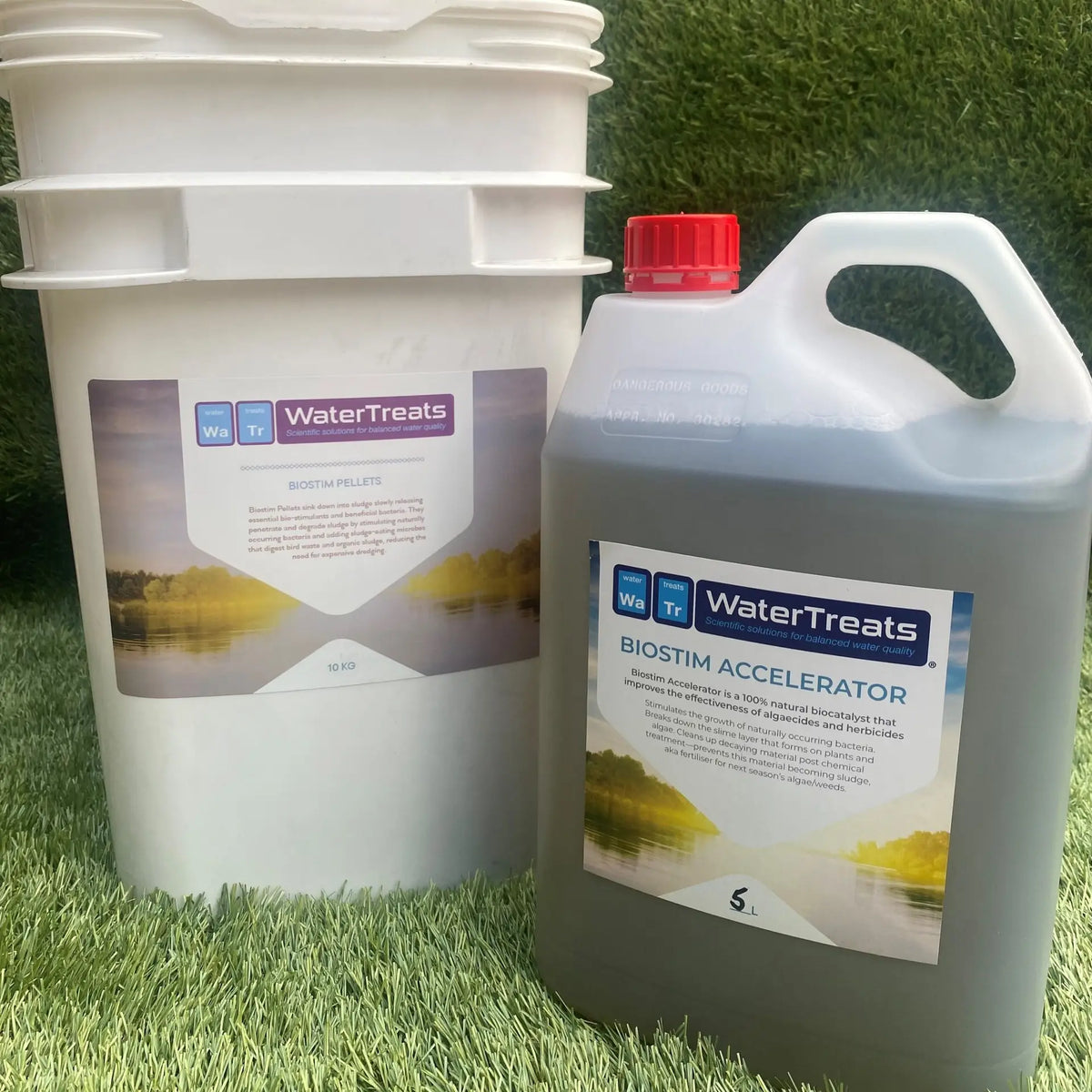 Natural Algae Attack Bundle (Small)—10kg Biostim Pellets, 5L Biostim A ...